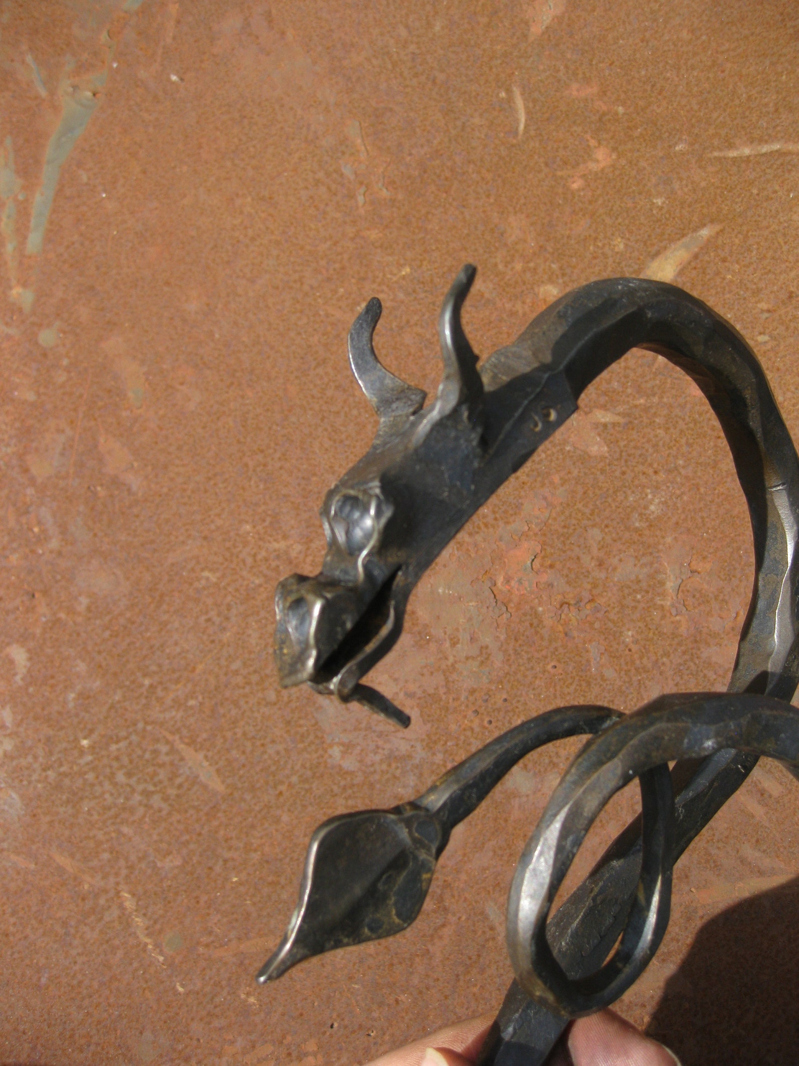 Dragon sculpture S hook heavy cauldron hanger | Etsy