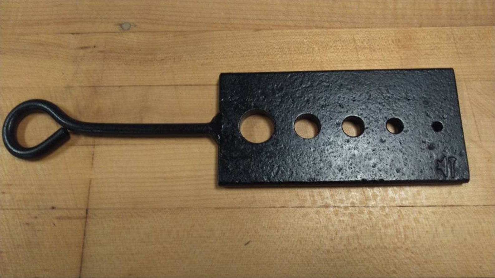 Blacksmith Bolster Plate With Handle, 1/4 3/4 Punch Tool - Etsy