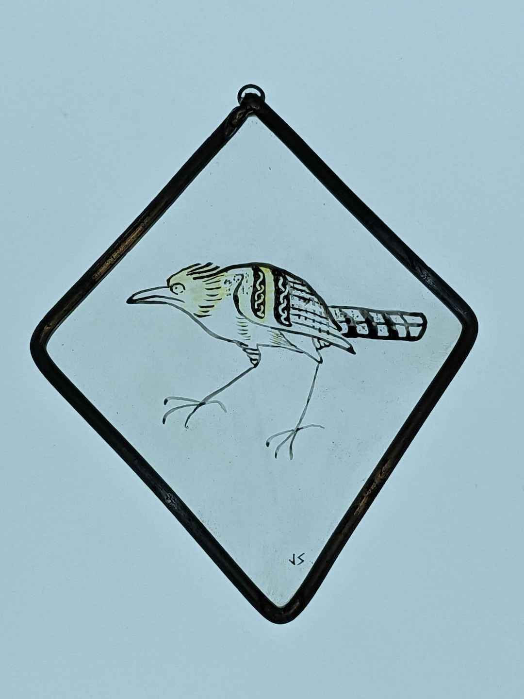 Medieval Angry Bird, Reproduction Stained Glass - Etsy