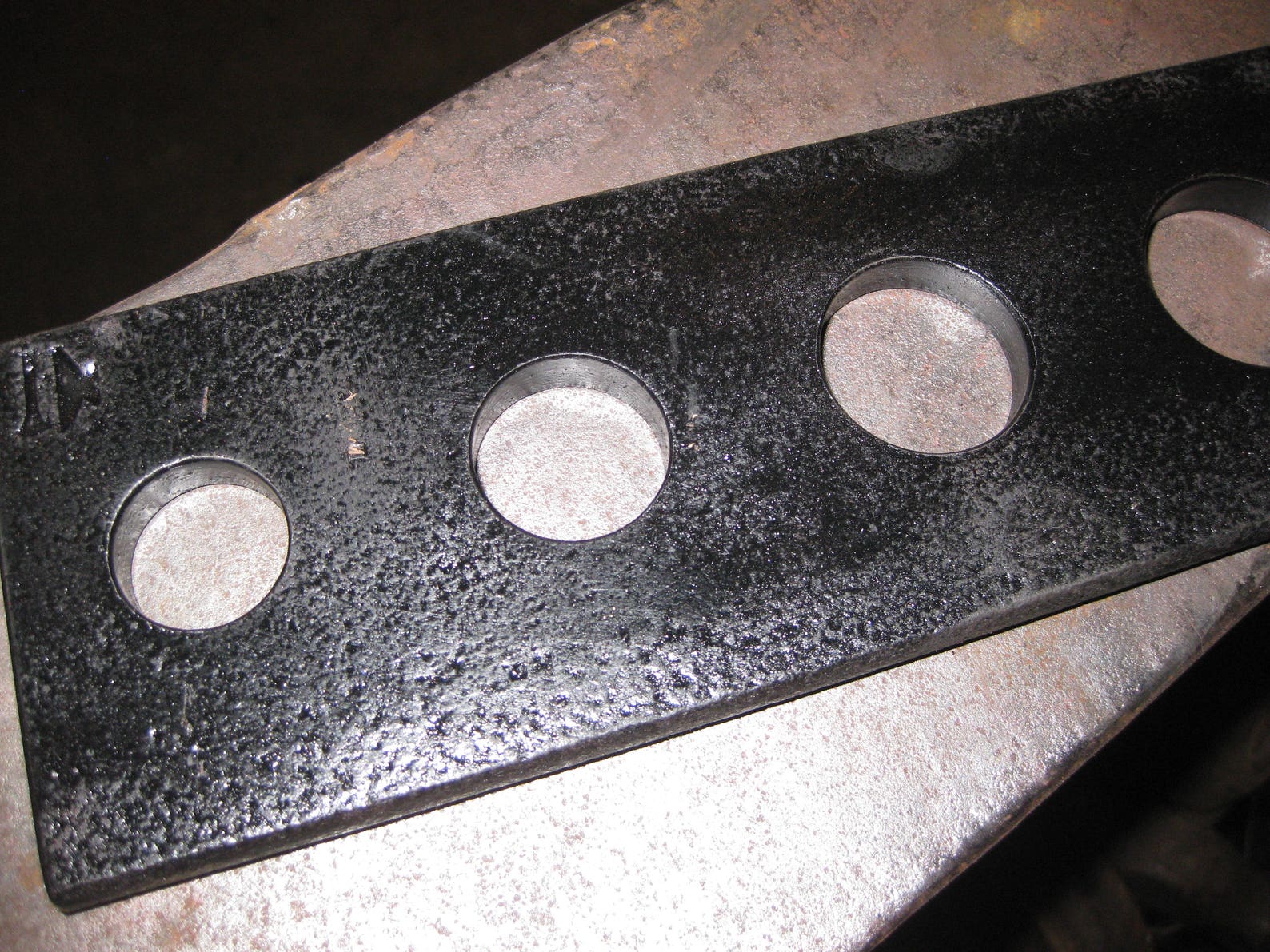 Blacksmith Bolster Plate, 7/8" to 1-1/4" Drift Tool - Etsy