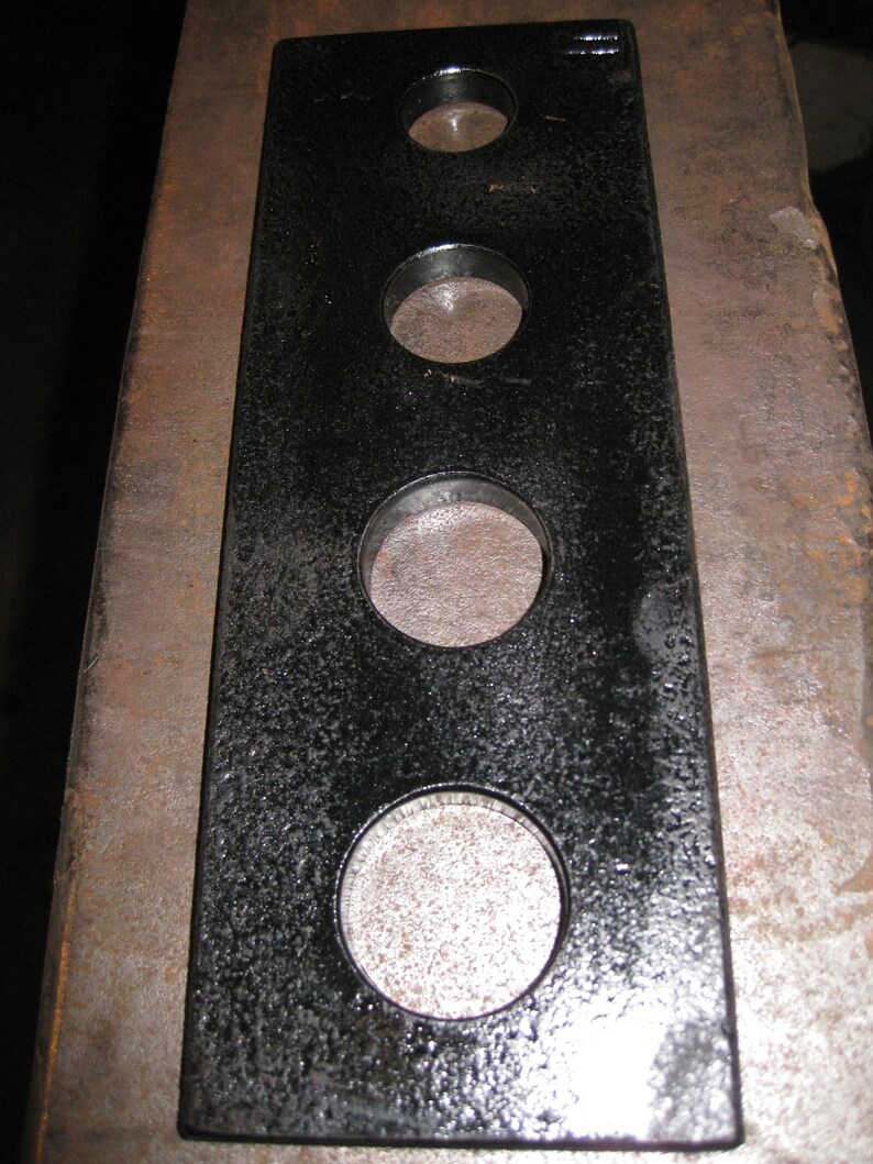 Blacksmith Bolster Plate, 7/8" to 1-1/4" Drift Tool - Etsy
