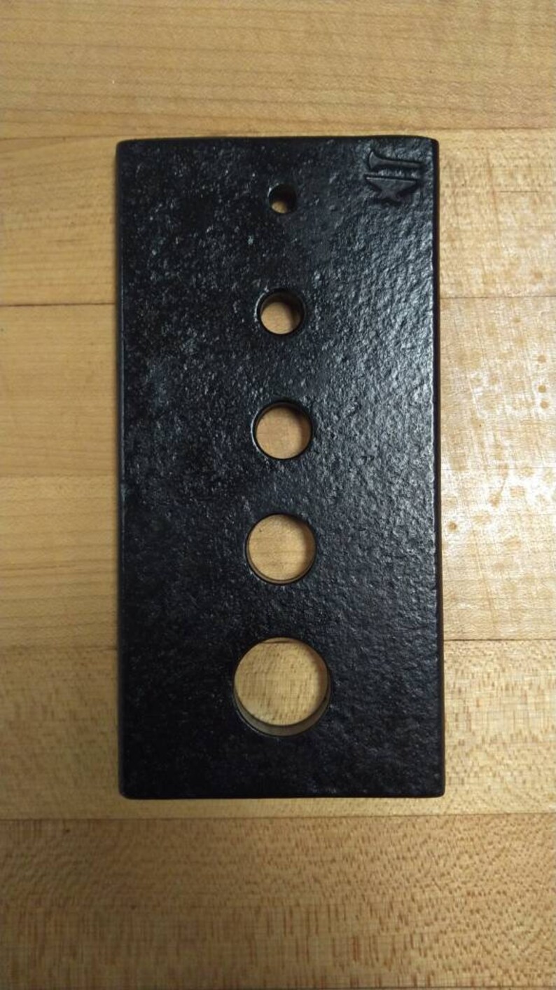 Blacksmith Bolster Plate, 1/4" - 3/4" Punch Tool - Etsy