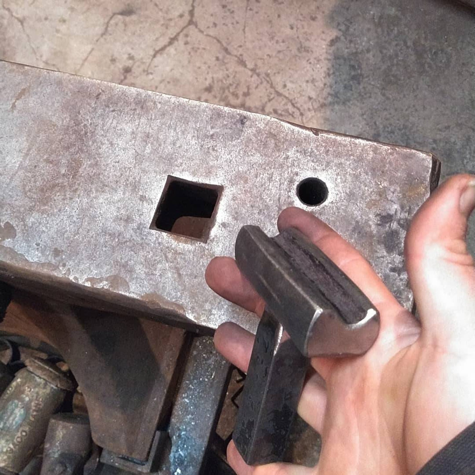 Blacksmith Anvil Bottom Swage Hardy Tool - Etsy