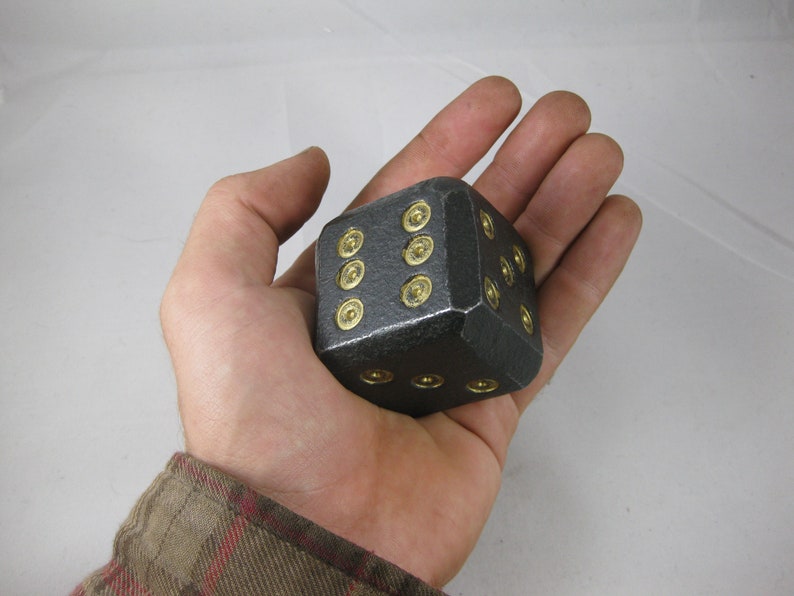 Forged Steel Dice, Large Die, Weighted - Etsy