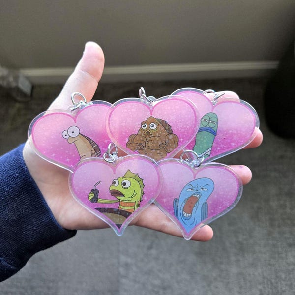 Spongebob Keychain - Etsy