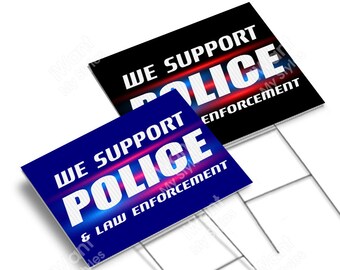 Law Enforcement Sign | Etsy
