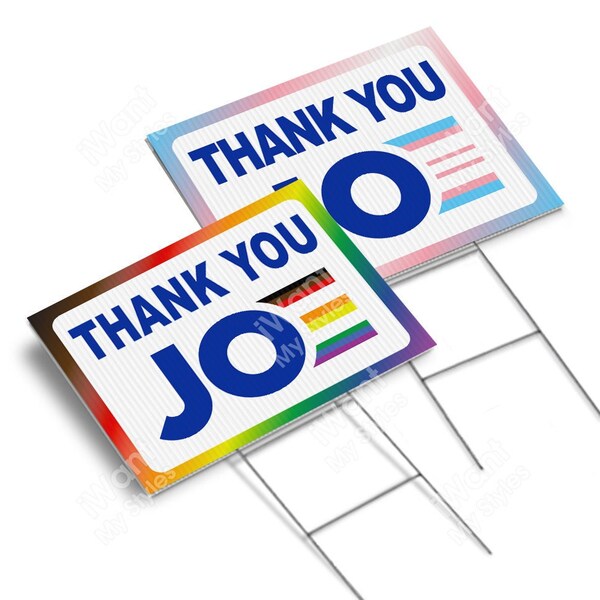 Thank You Joe Sign - Etsy