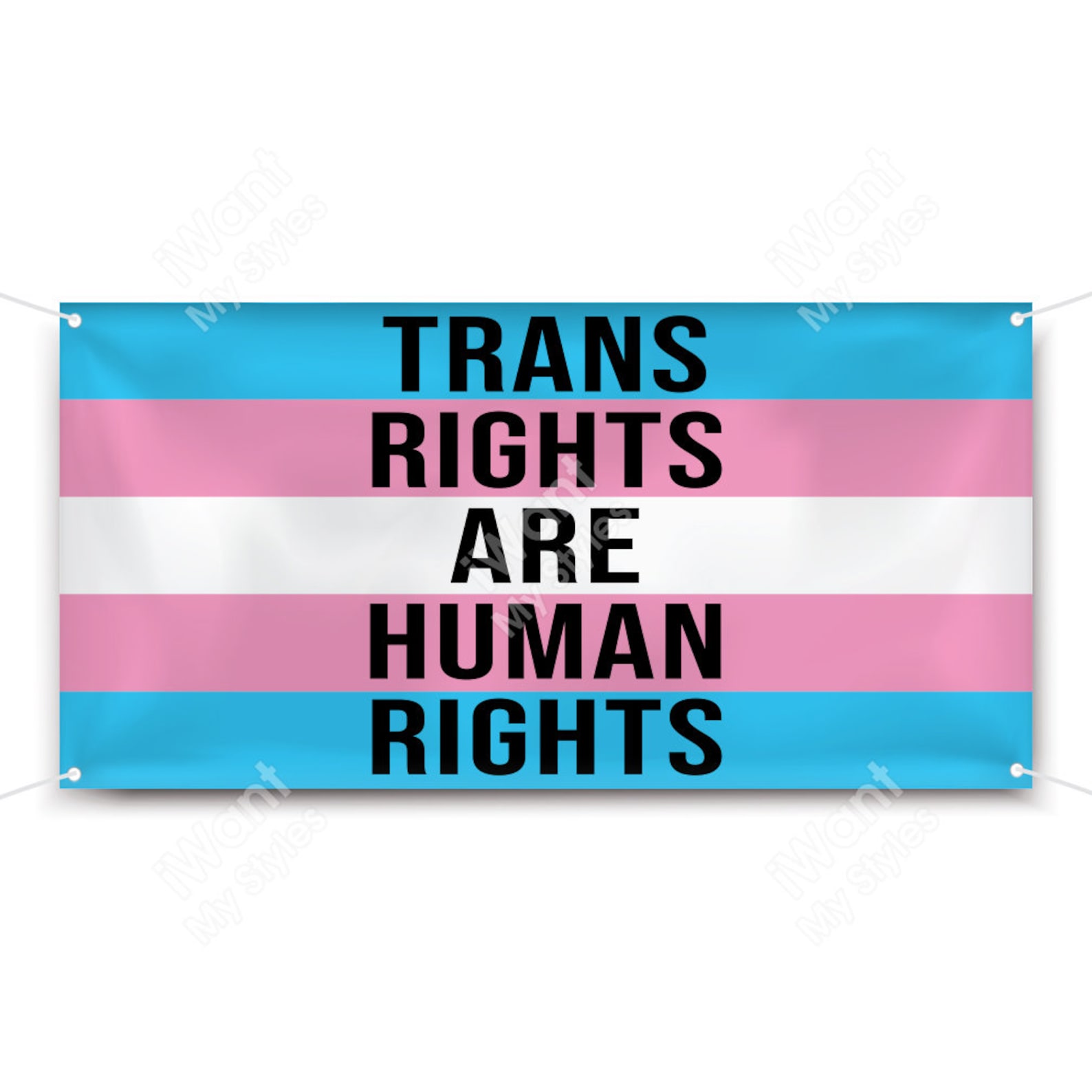 Trans Rights Are Human Rights Banner Vinyl Banner LGBTQIA - Etsy