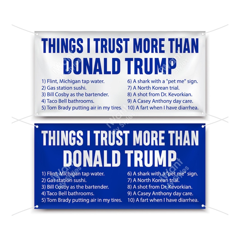 Trump 2024 Vinyl Banners - Etsy
