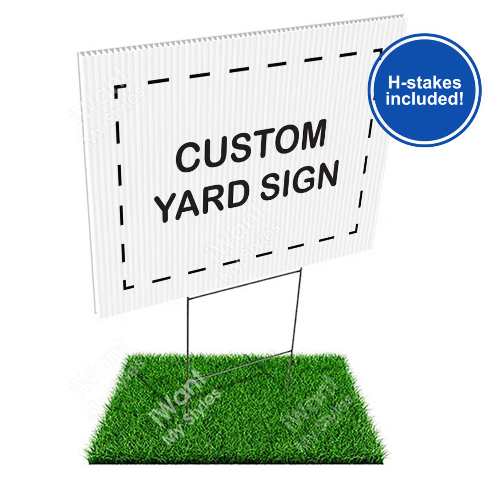 Custom Yard Sign 18x24 2 Sided Full Color Personalized - Etsy