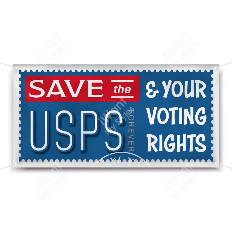 Save the USPS Forever Banner Vinyl Banner Save the Post - Etsy