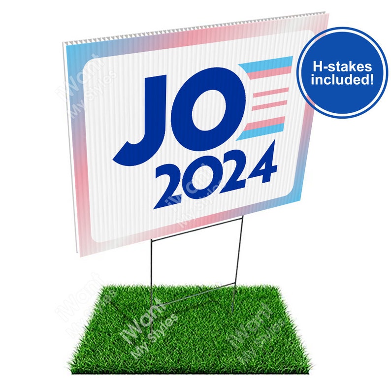 Joe 2024 Pride and Joe 2024 LGBTQ Yard Sign 18x24 2 Sided - Etsy