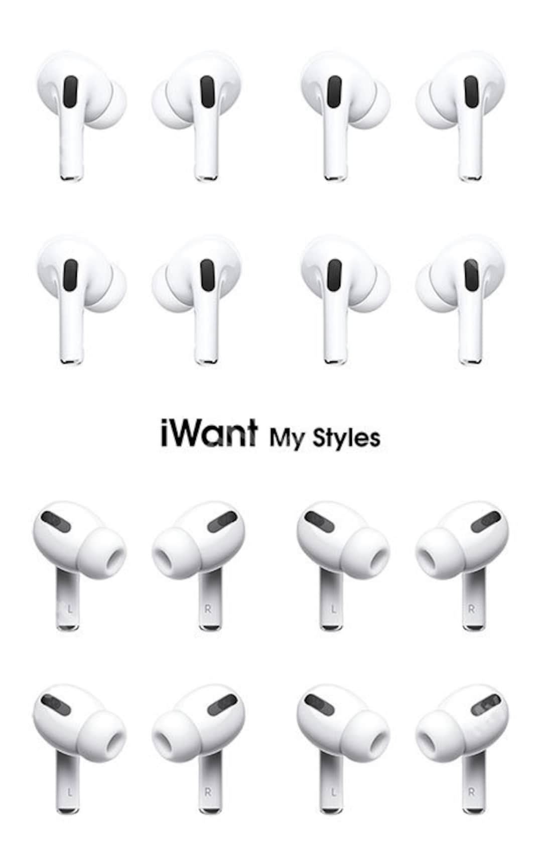 Life-size Prank Airpods Pro Stickers X16, Iwantmystyles - Etsy