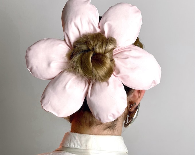 XXL Plush Cotton Scrunchie: Oversized Stuffed Hair Tie - Etsy