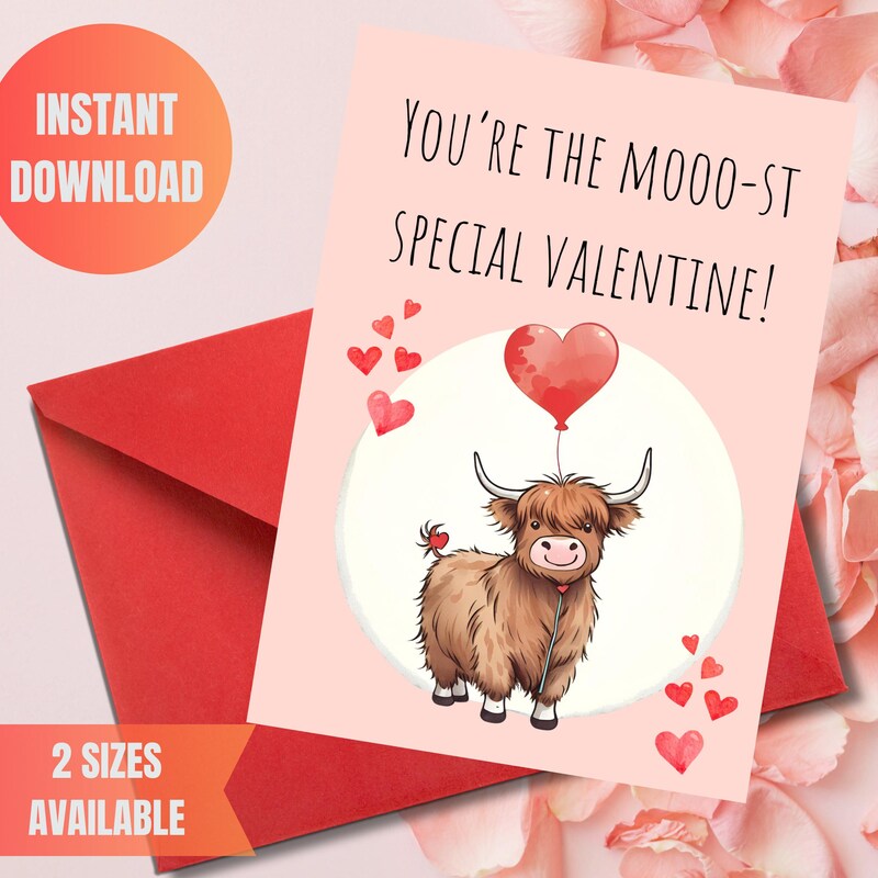 Cow Card - Etsy