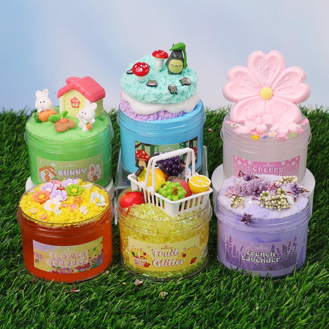 Satisfying Garden Slime Bundle - Etsy