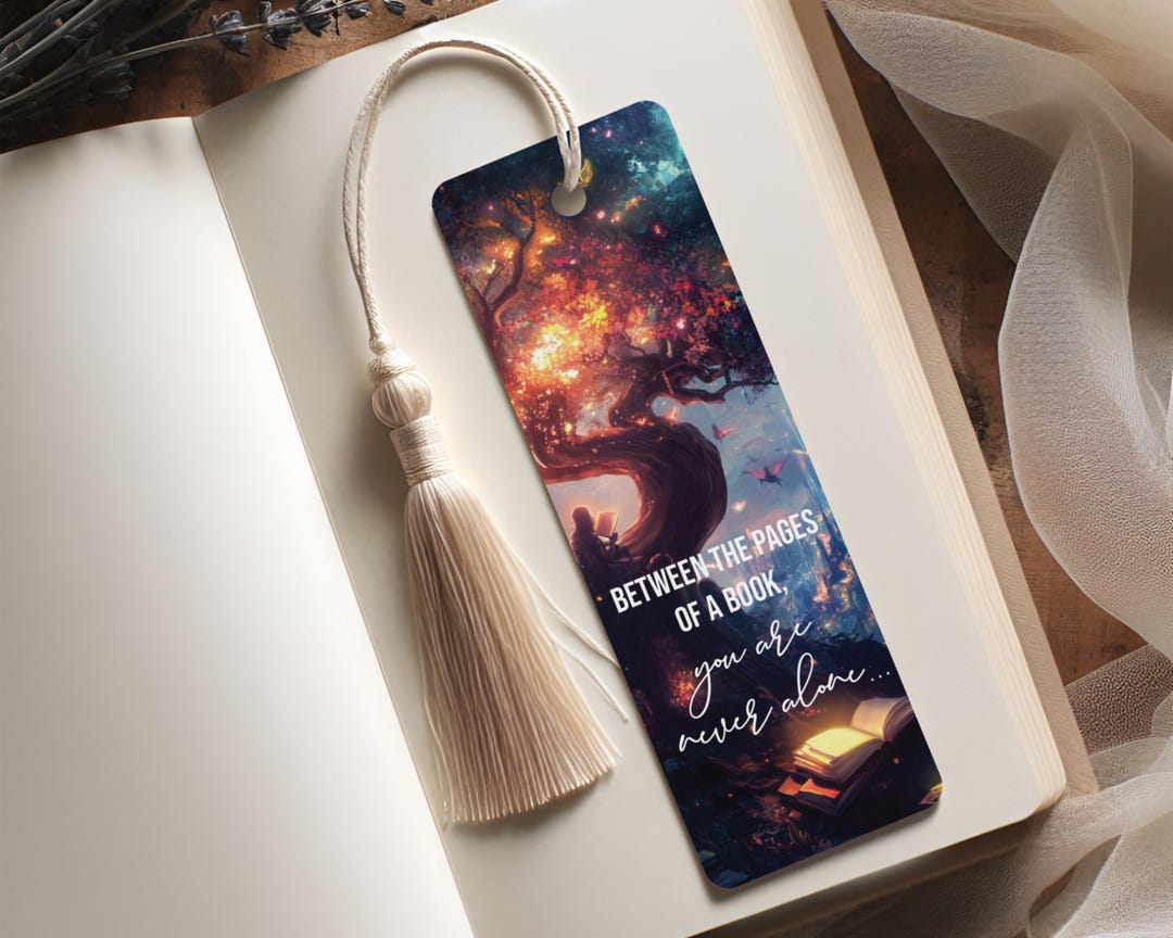 Fantasy Printable Bookmark | Digital Download for Book Lovers | Between ...
