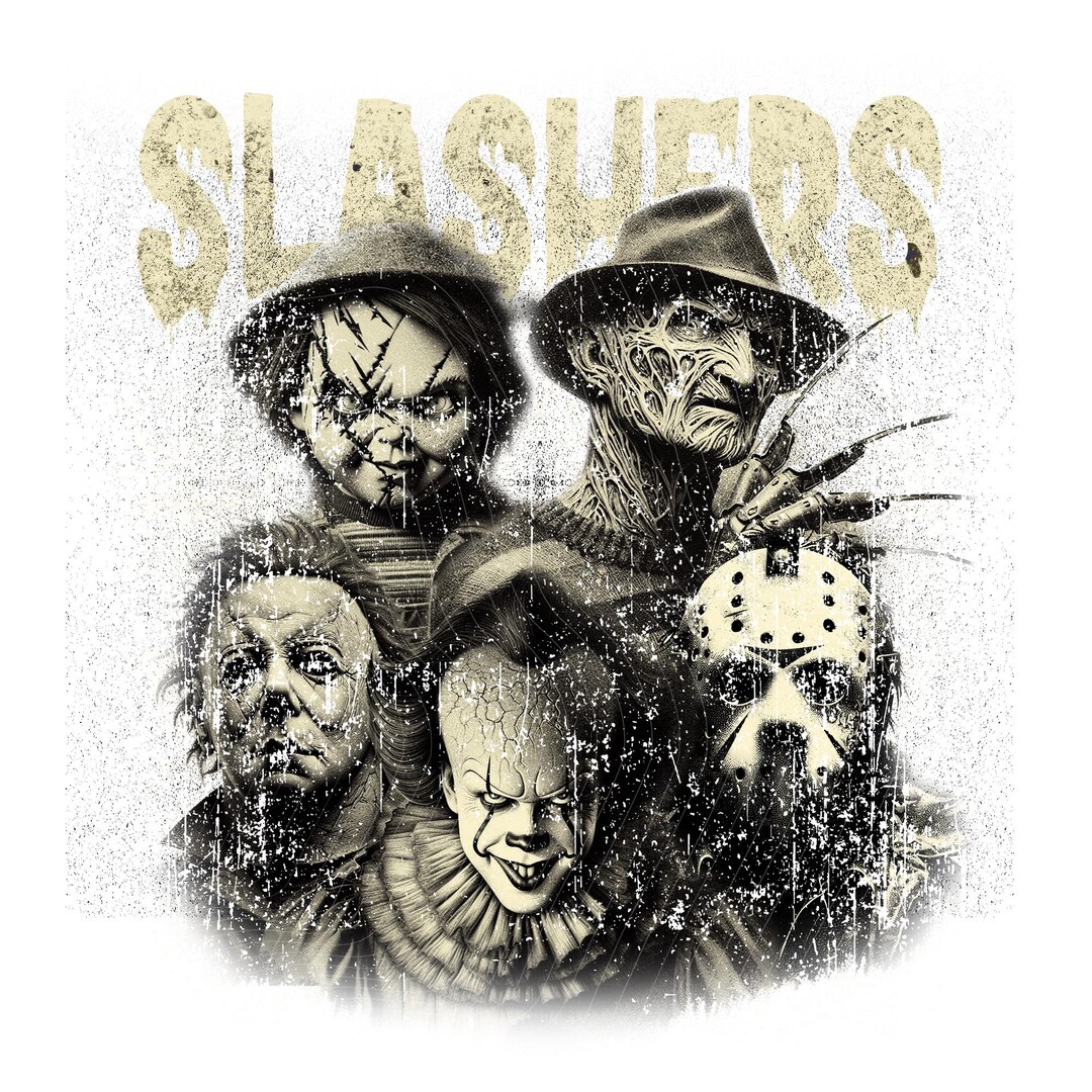 Slashers Png, Retro Halloween Png, Horror Movie Png, Horror Halloween ...