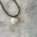 Beautiful Gift, White Stone Heart Necklace, Italian Marble Necklace ...