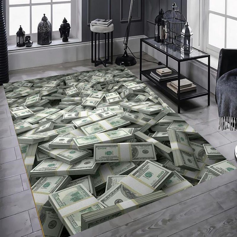 Dollars Bill Rug - Etsy