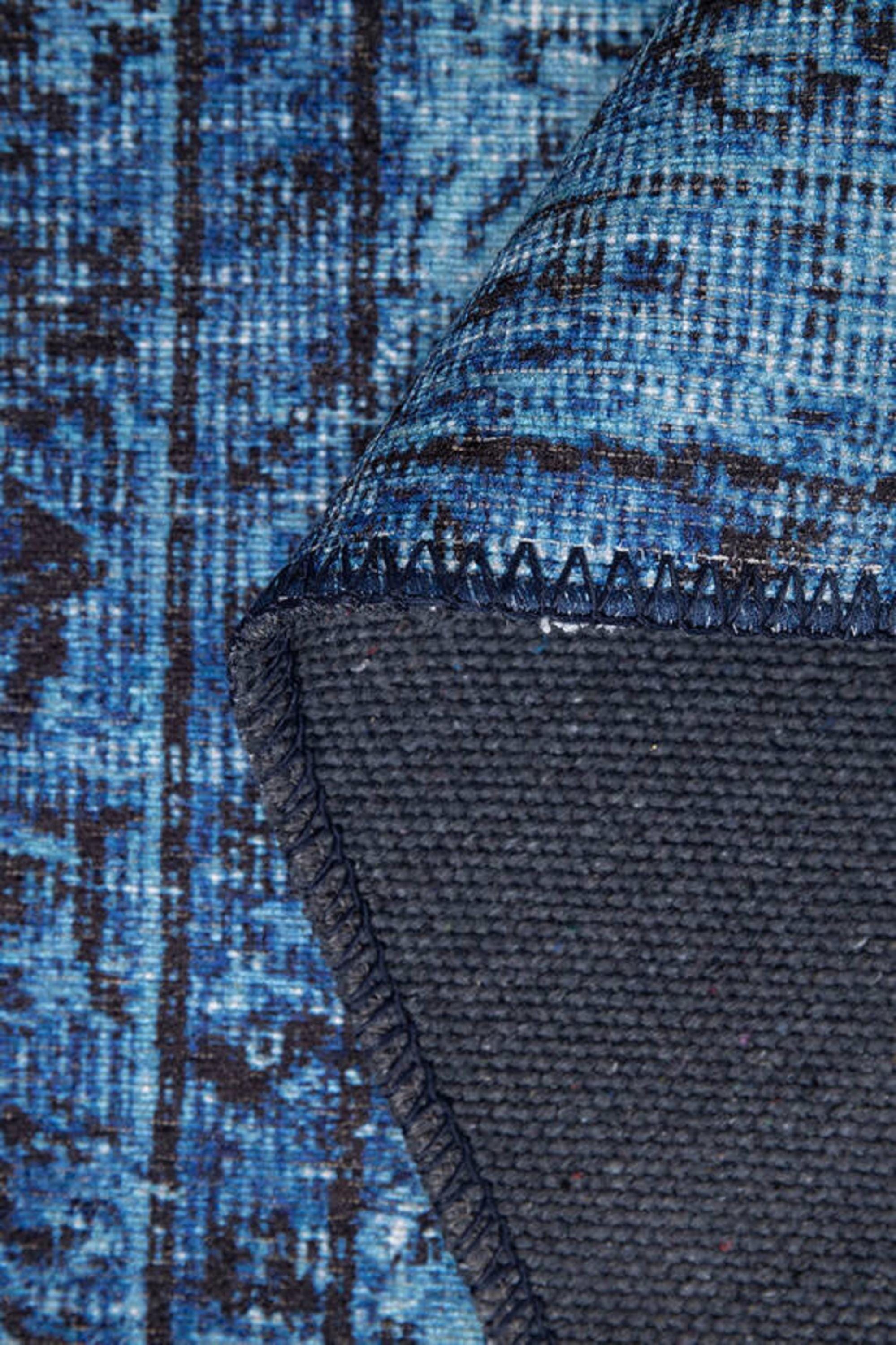 Turkish Blue Rug Runner, Perfect for Entry Way, Hallway, Bedroom ...