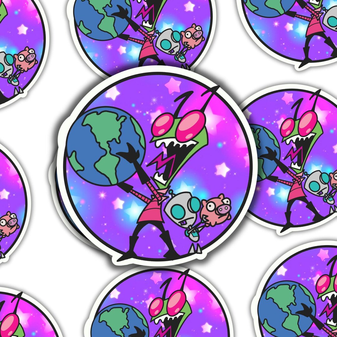 Rule the World | Invader Zim, Nickelodeon, Tv Show, Kid, Sticker, Vinyl ...