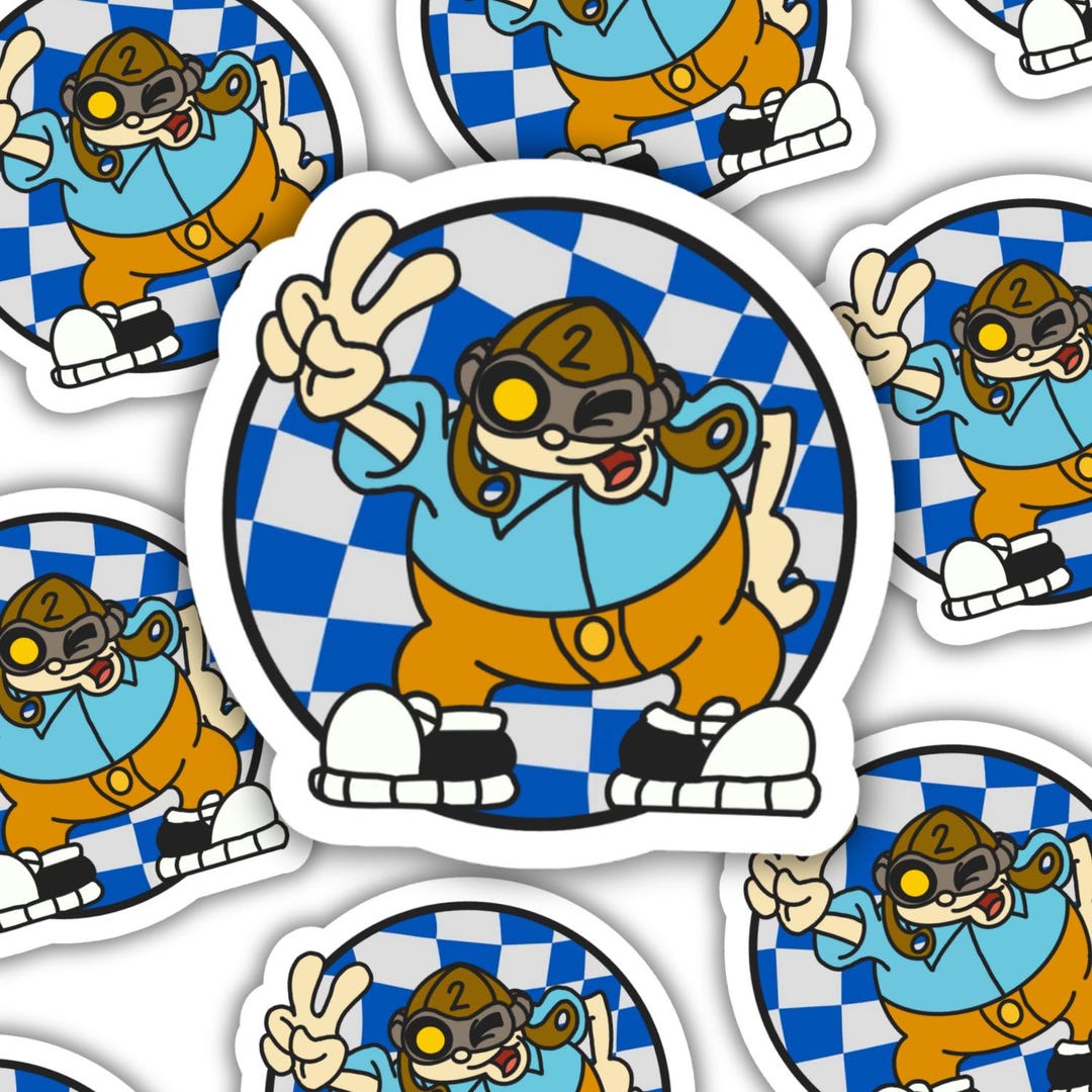 Number 2 | Vinyl, Sticker, Cartoon, Cartoon Network, Kids Next Door, Tv ...