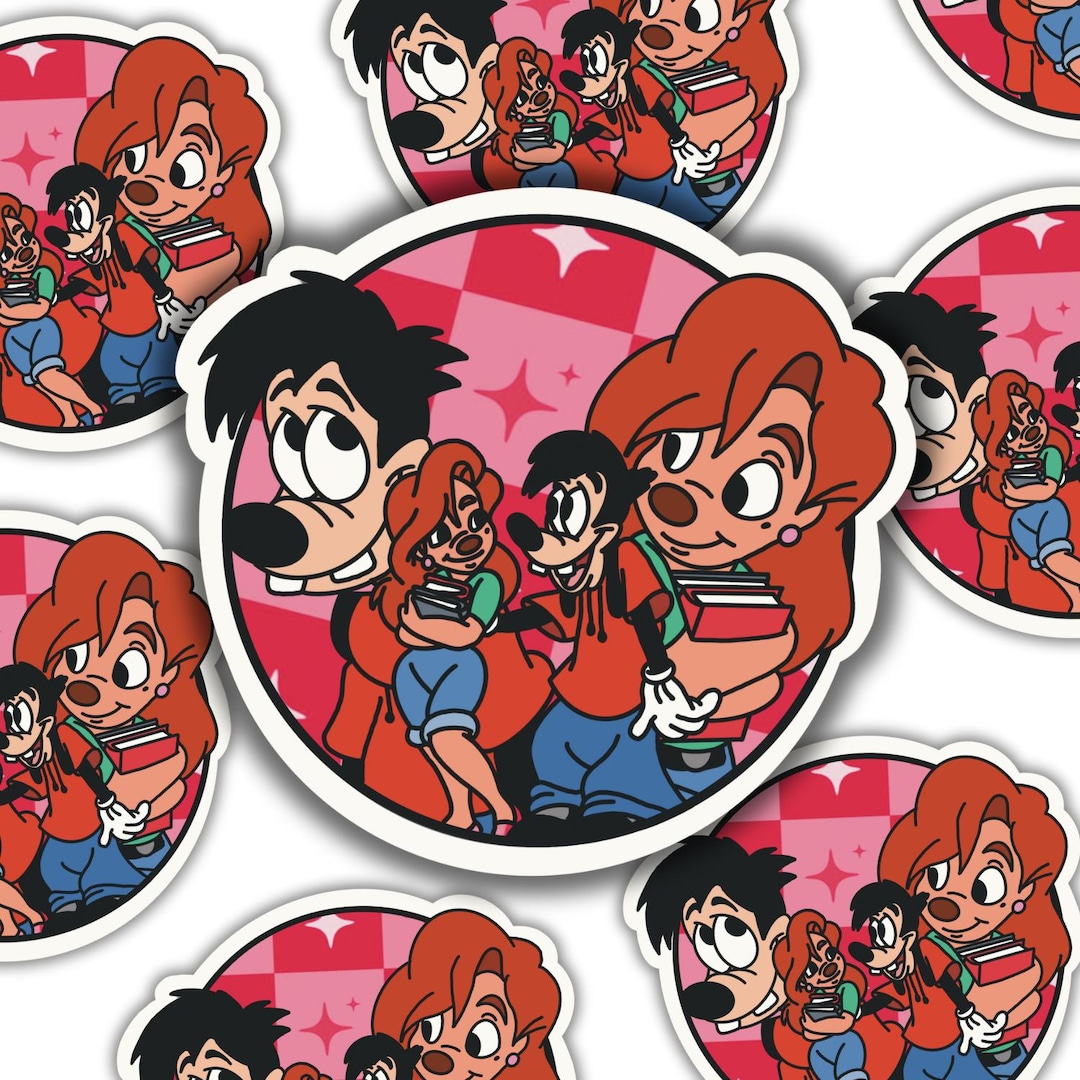Max and Roxanne | Disney, Goofy Movie, Couple, Love, Romance, Sticker ...