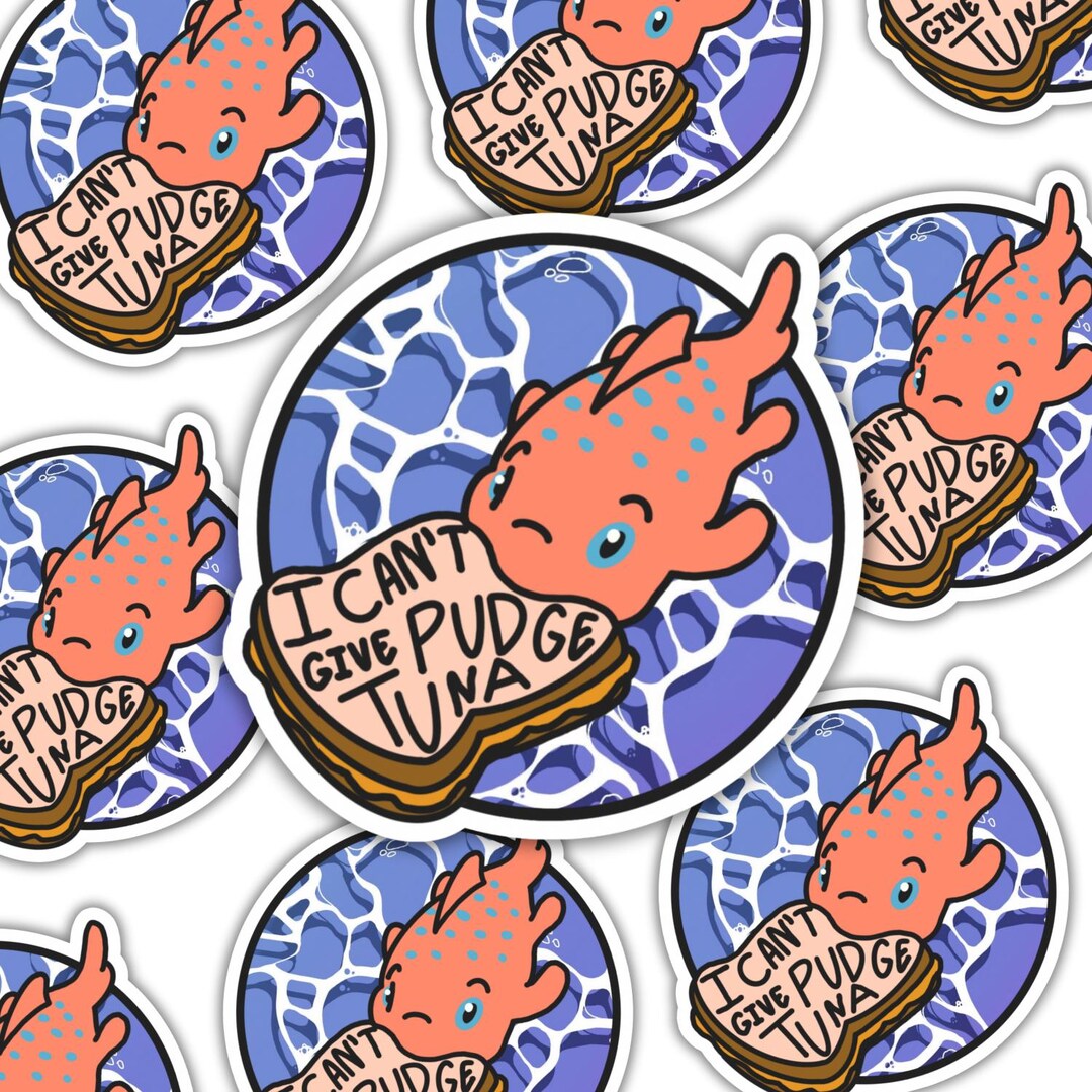 Pudge the Fish | Sticker, Vinyl, Movie, Movie Art, Fish, Tuna, Lilo and ...