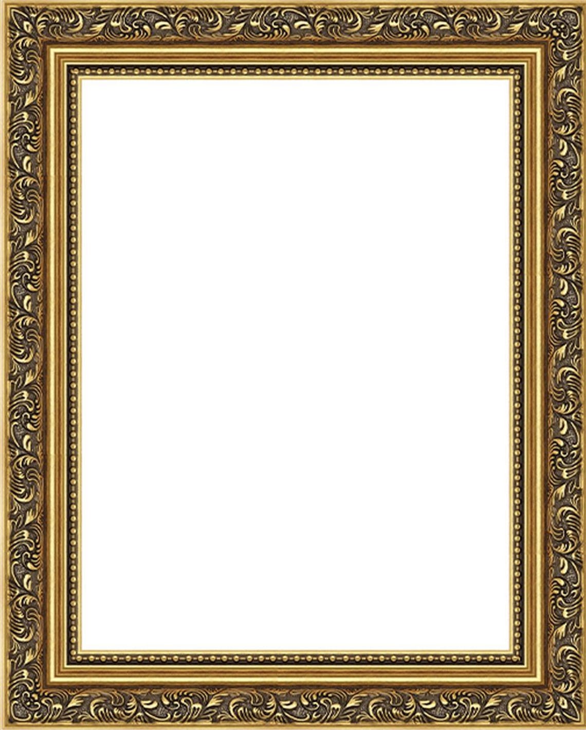 Cornice portafoto barocca decorata: stile vintage dorato, gamma ...