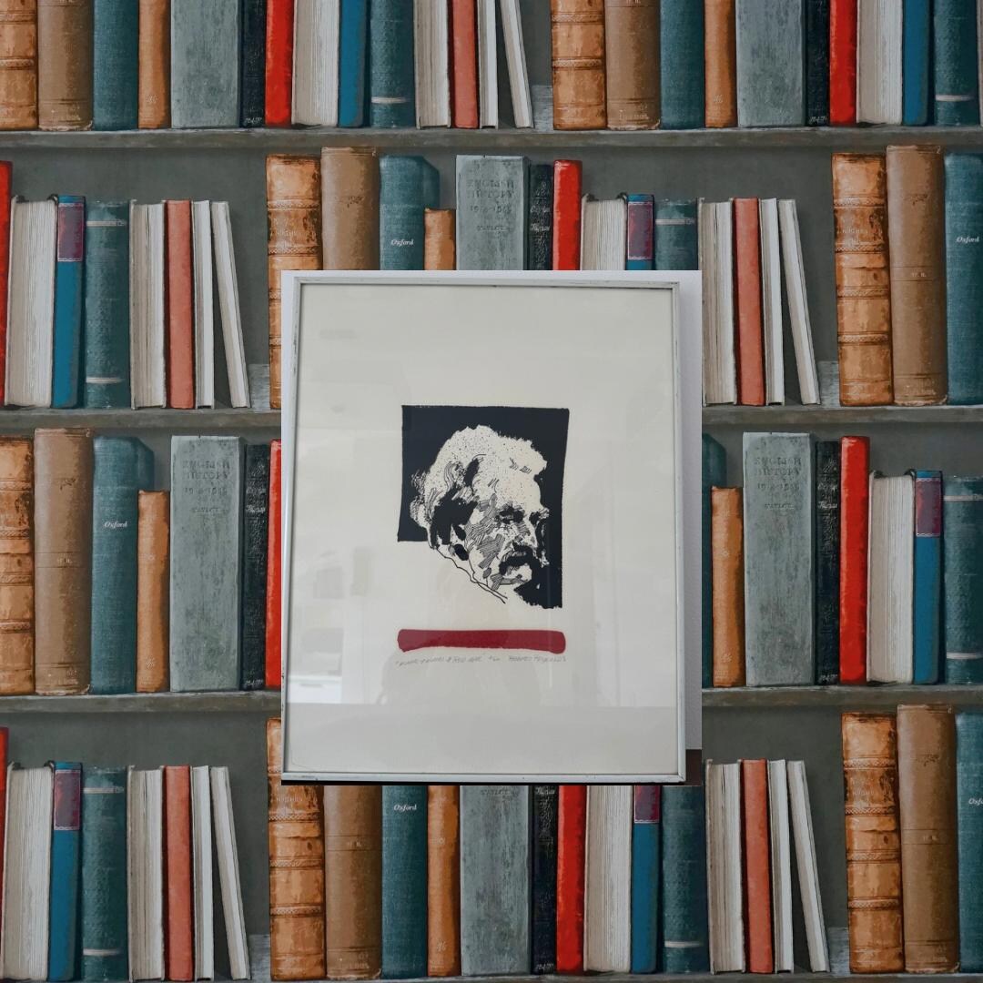Robert Reynolds Lithograph: Mark Twain Portrait, First Edition Art ...