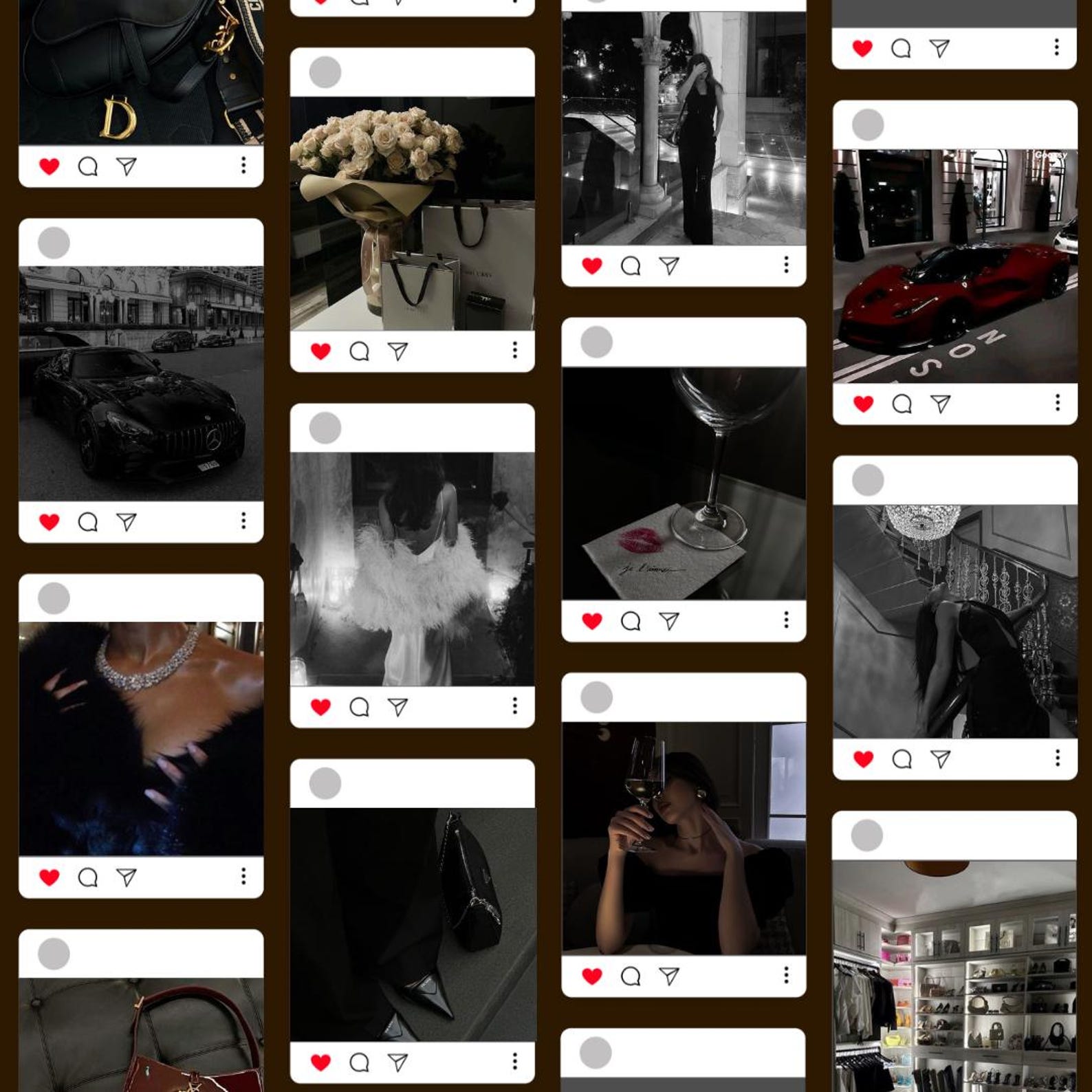 Luxurious Dark Aesthetic | Faceless Female Elegance | Girl Boss Vibes | Gold & Black Opulence ...