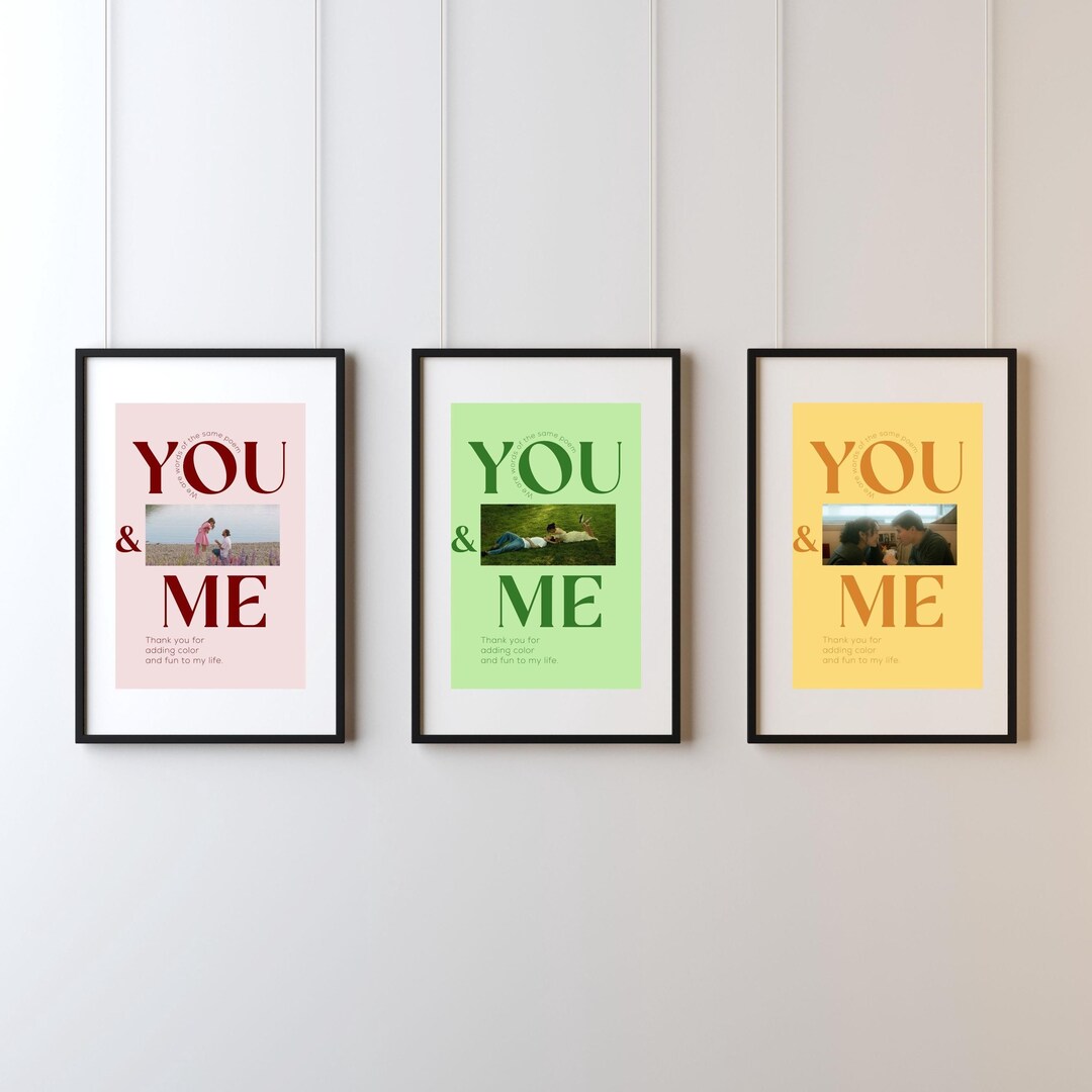 Personalized Couple Poster Printable Personalized Valentine's Day Gift ...
