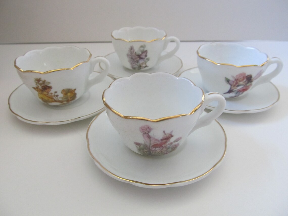 Flower Fairies Tea Set Reutters German Porcelain in Original Box - Etsy