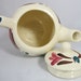 Vintage Purinton Tea Pot in Ivy Red Blossom - Etsy