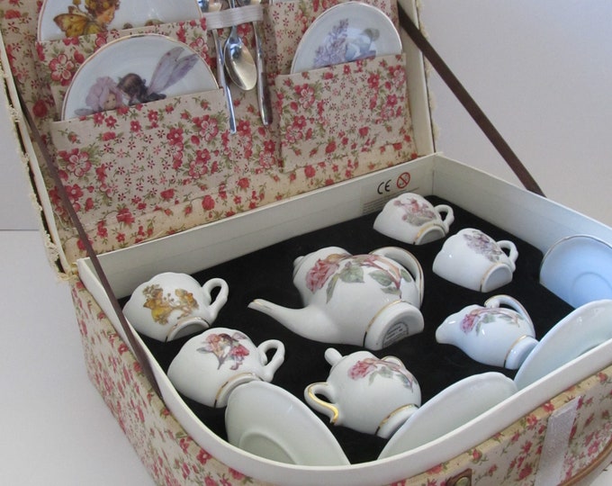 Flower Fairies Tea Set Reutters German Porcelain in Original Box - Etsy