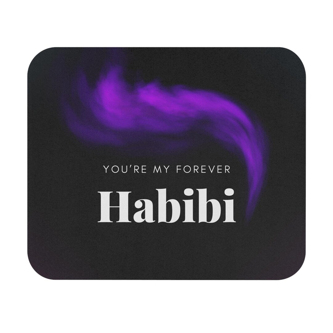 Rectangle Mouse Pad, Fun Arabic Habibi Design, Gift for Him, Valentines ...