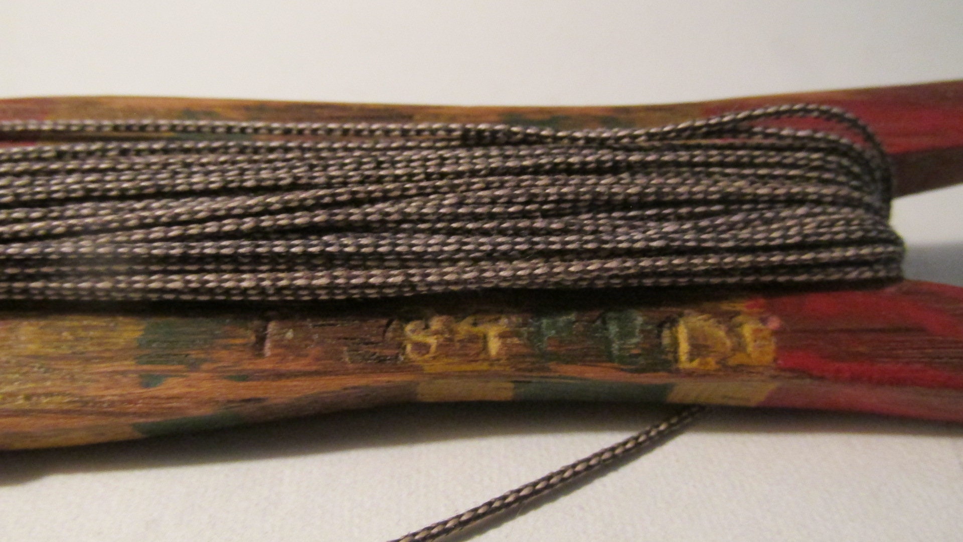 Folk Art , Vintage Fishing Hand Spool Jigging Stick - 8" - Etsy