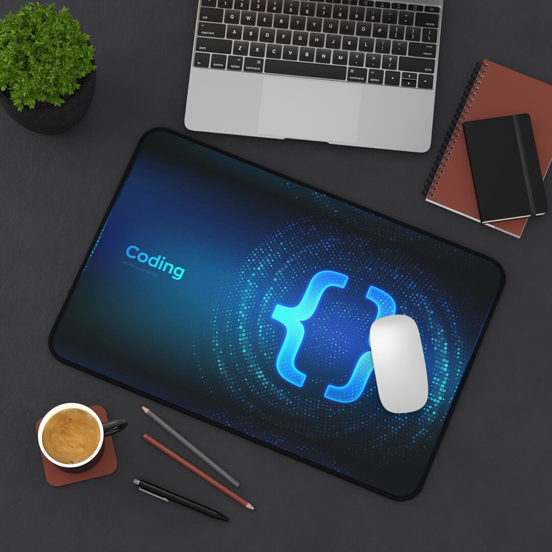 Dark Mode Desk Mat for Programmers - Etsy