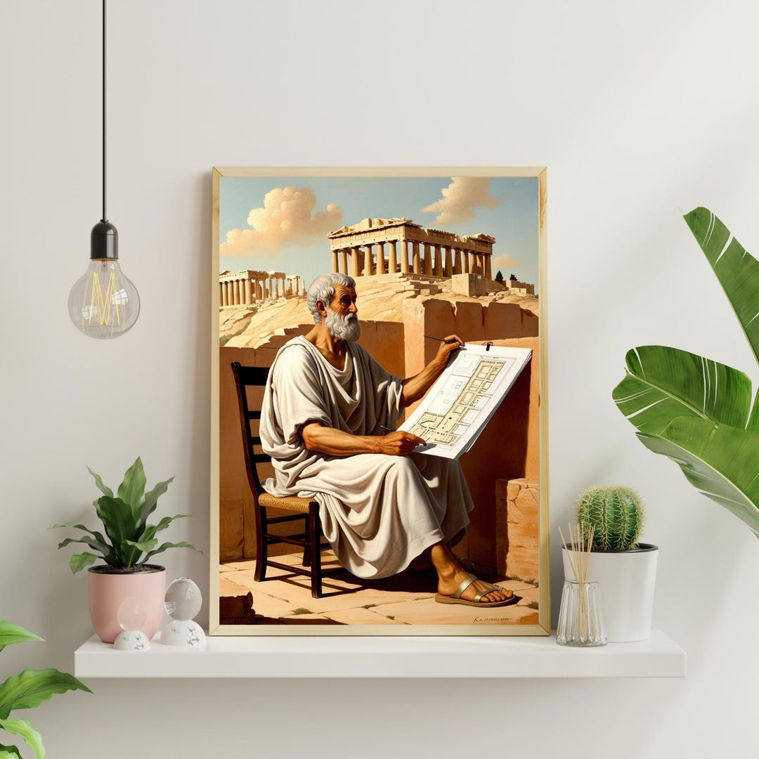Antique Greek Classical Style Wall Art for Digital Download | Light ...
