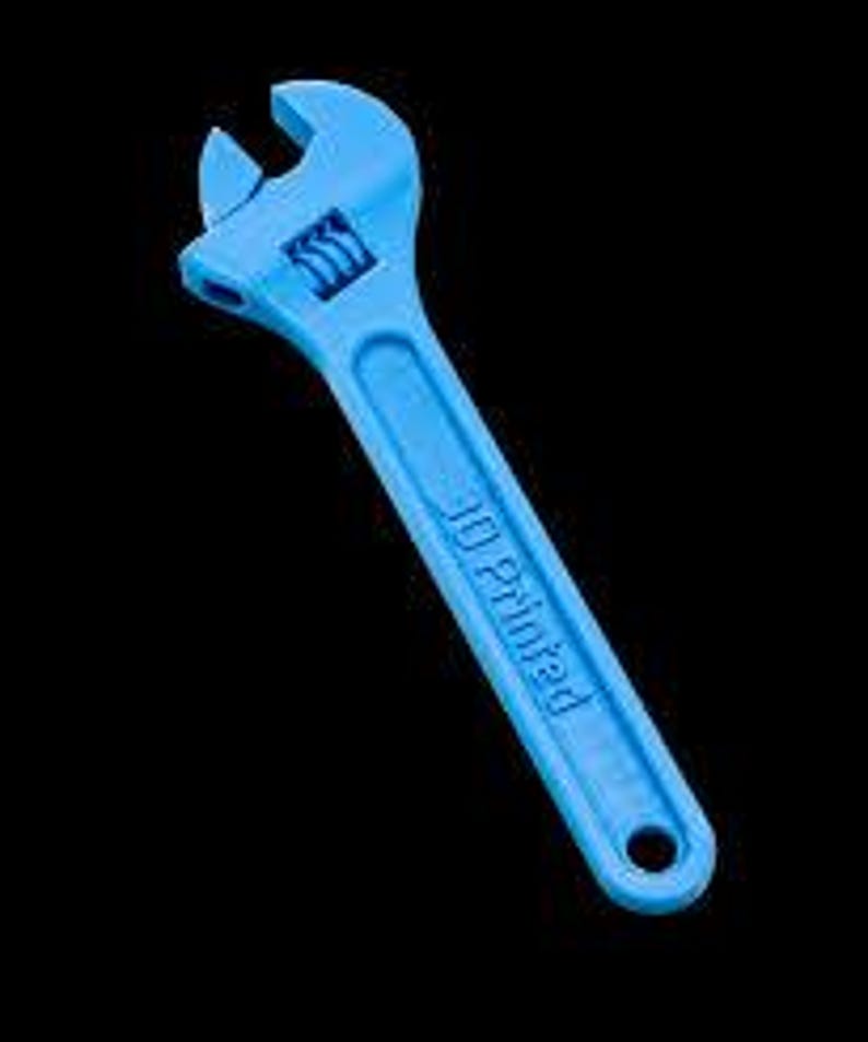 Adjustable Wrench STL File – Printable Spanner Tool for Workshop ...