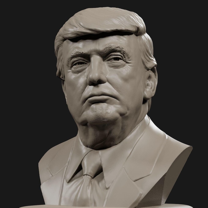 Trump 3d Print Files - Etsy