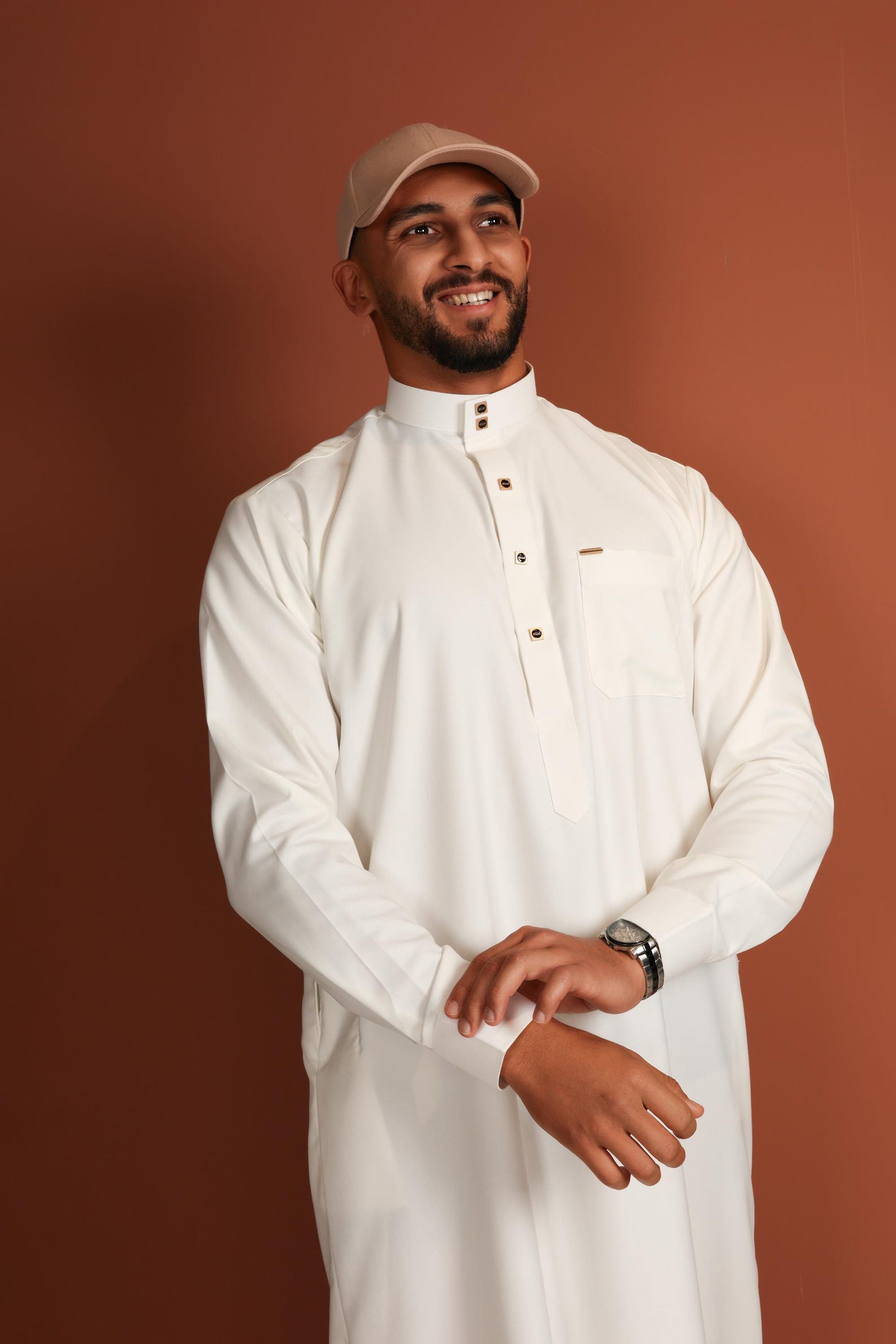 Qamis Bah – Men’s Long Qamis in Pure White - Etsy