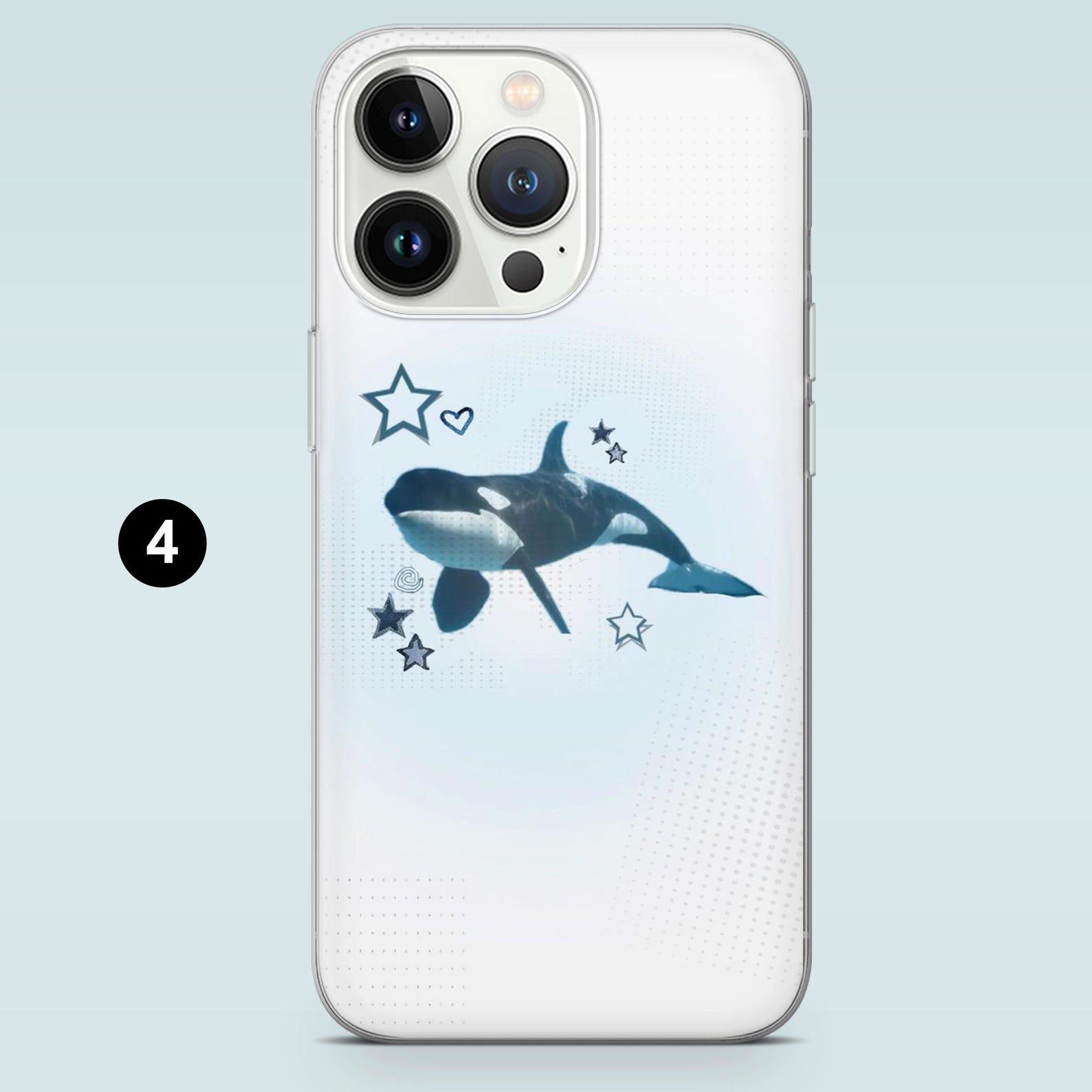 Orca Phone Case Killer Whale Ocean Wildlife Cover for iPhone 17pro, 16 ...