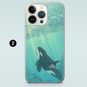 Orca Phone Case Killer Whale Ocean Wildlife Cover for iPhone 17pro, 16 ...
