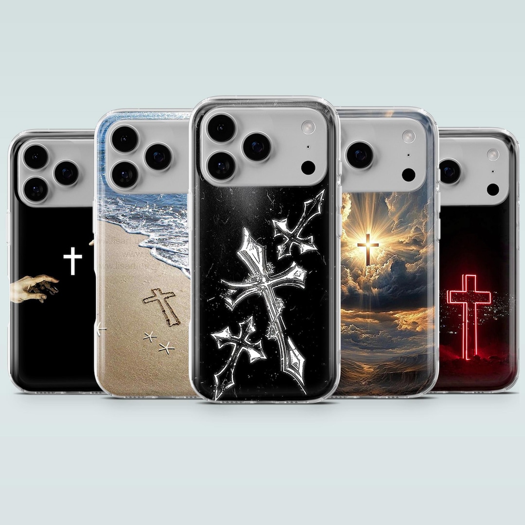Cross Phone Case Christian Life Cover for iPhone 17pro, 16e, 15, 14, 13 ...
