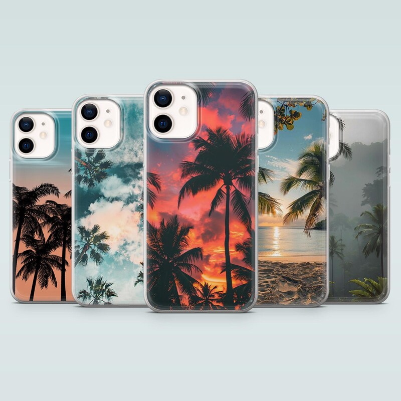 Palm Tree Phone Case - Etsy