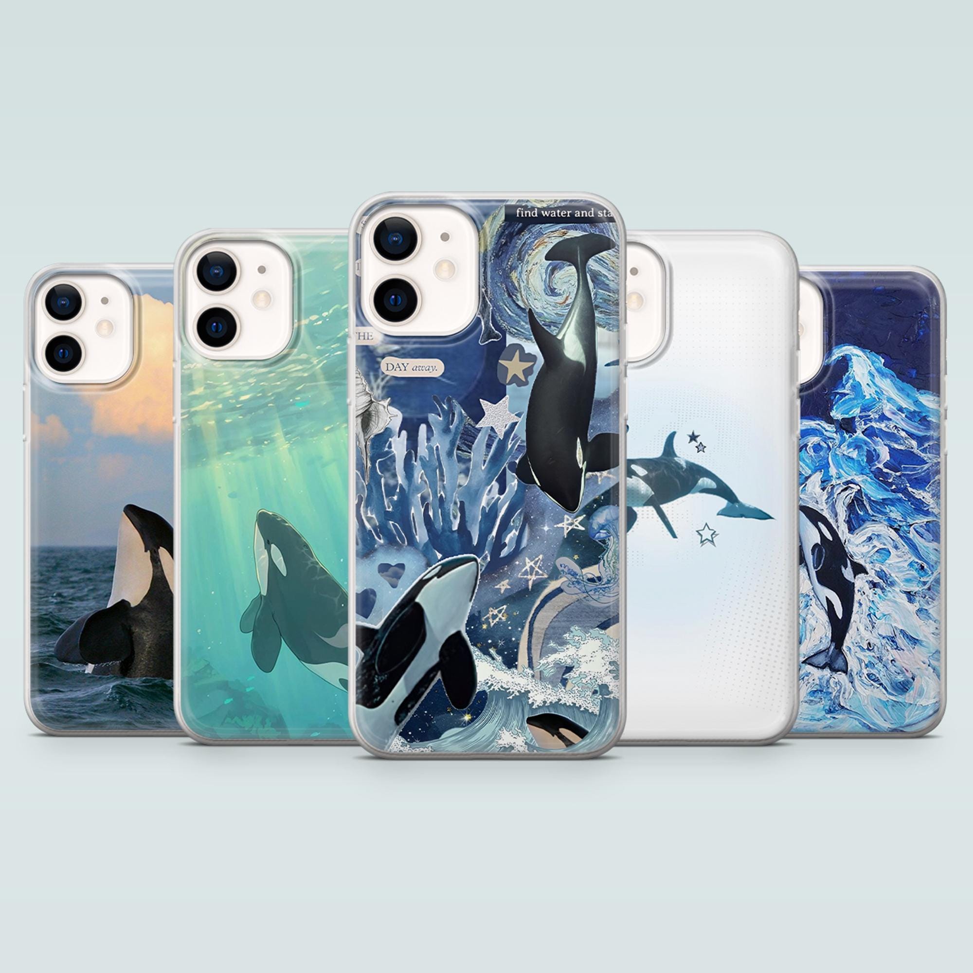 Orca Phone Case Killer Whale Ocean Wildlife Cover for iPhone 17pro, 16 ...