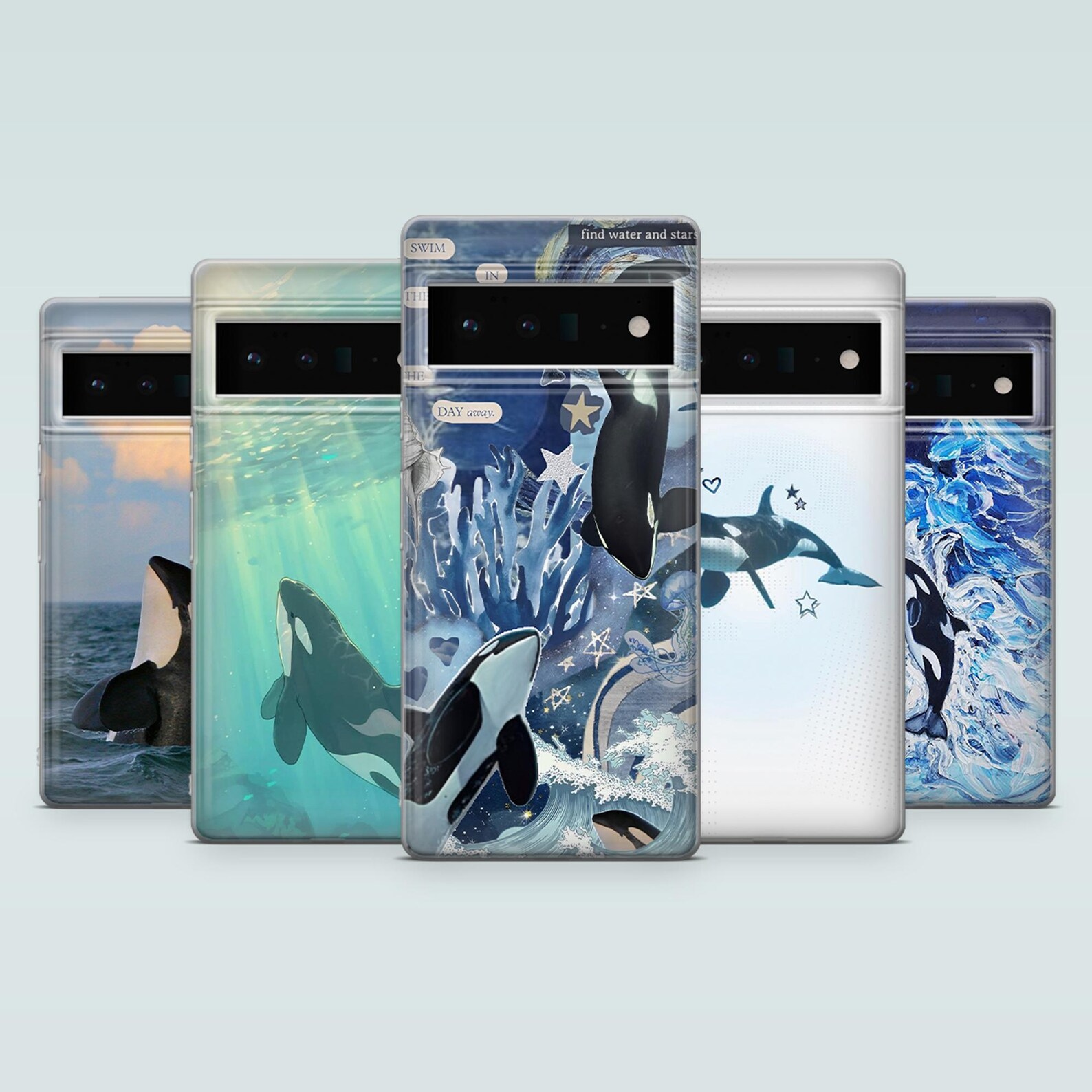 Orca Phone Case Killer Whale Ocean Wildlife Cover for iPhone 17pro, 16 ...