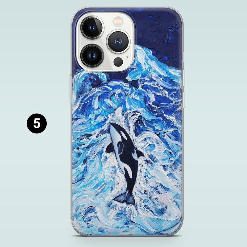 Orca Phone Case Killer Whale Ocean Wildlife Cover for iPhone 17pro, 16 ...